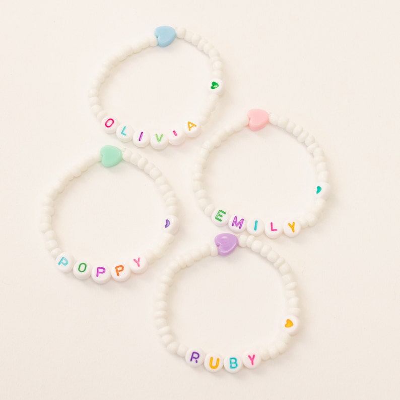 Candy Style - Personalised Beaded Bracelet- Customised- Custom ...