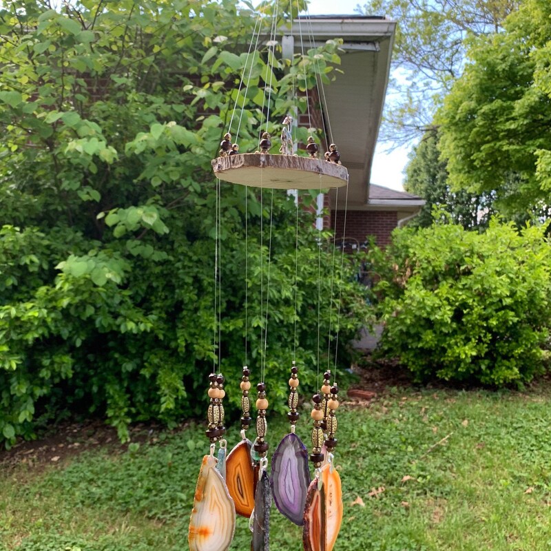 Agate Wind Chime - Etsy