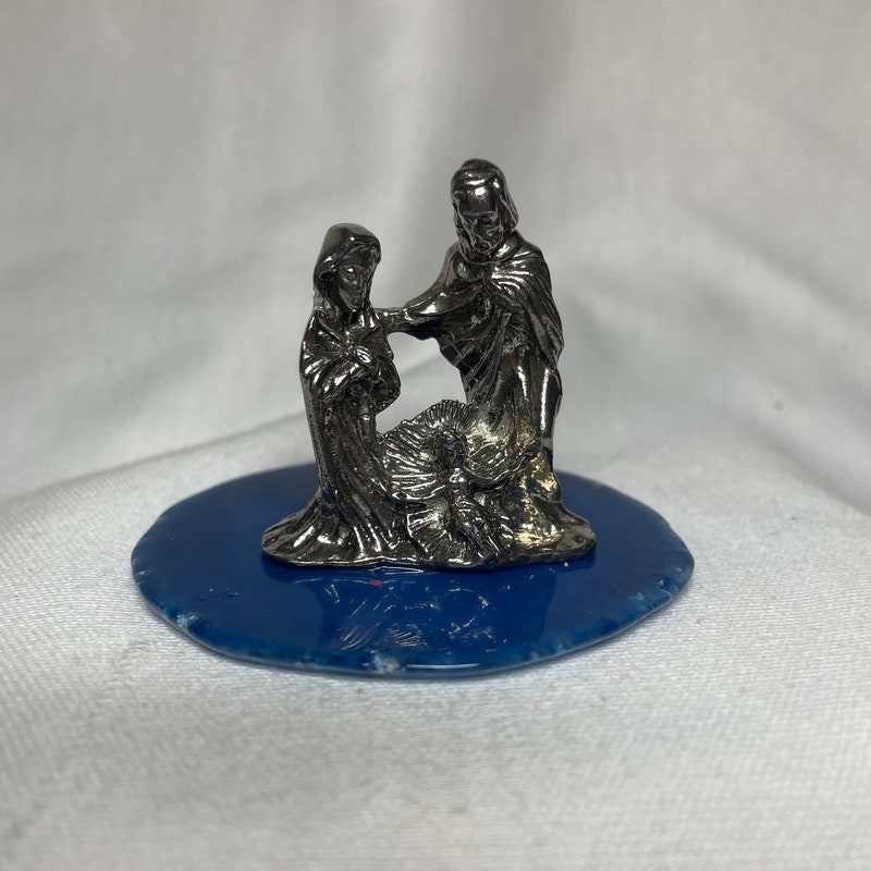 Pewter Nativity Set - Etsy