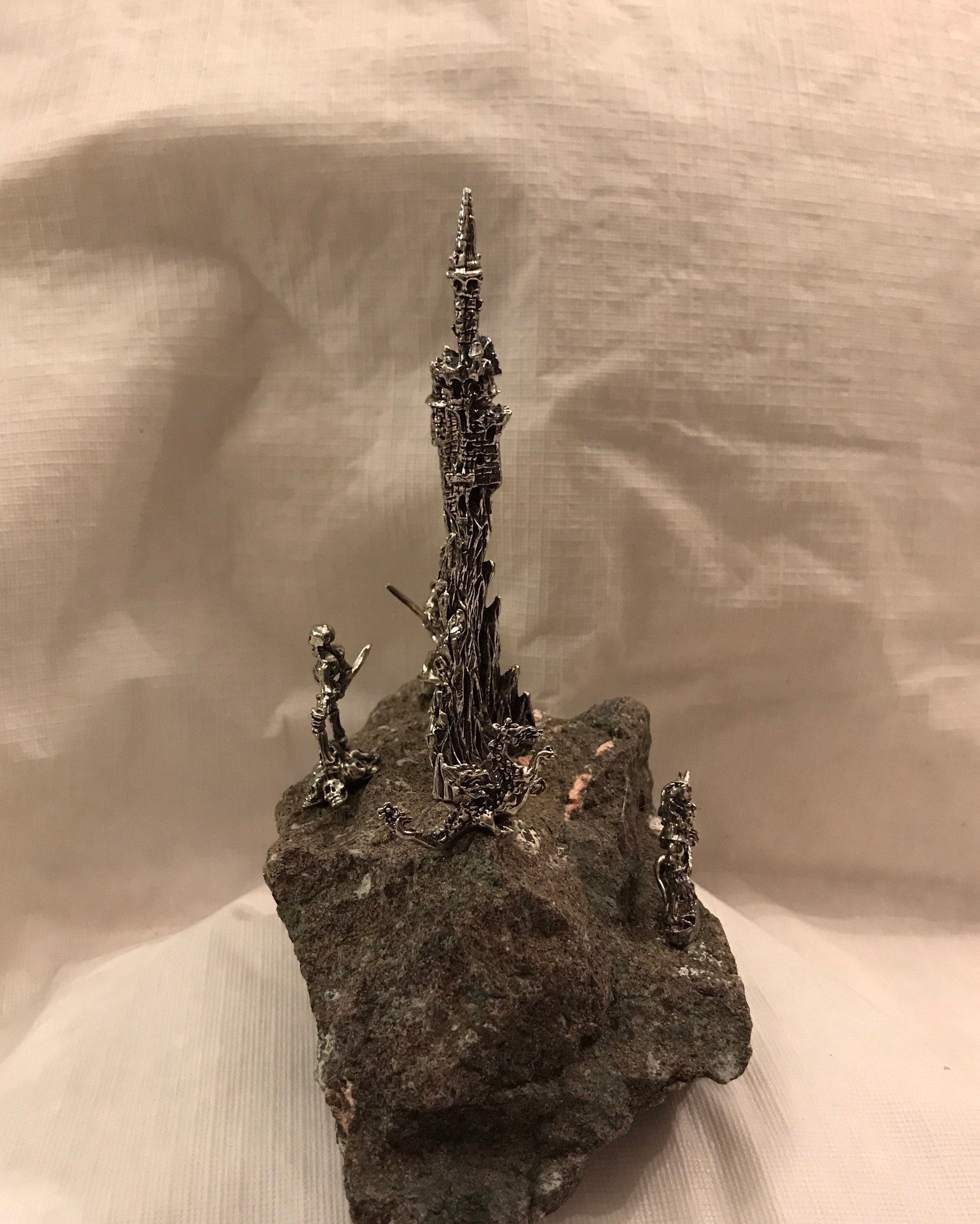 Medieval Scene on Rock - Etsy