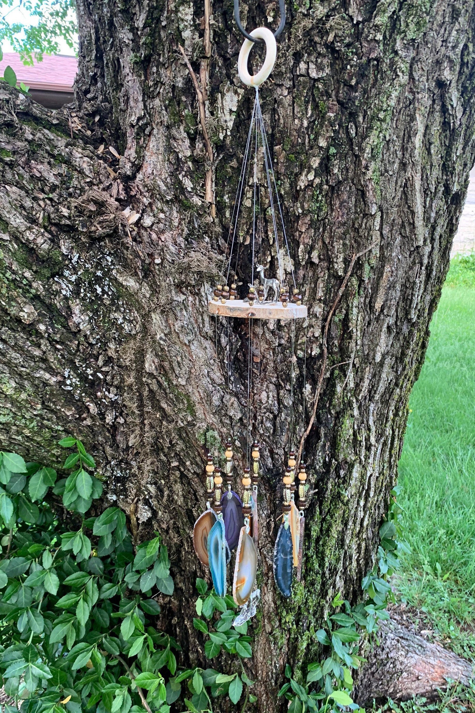 Deer Wind Chime/sun Catcher - Etsy
