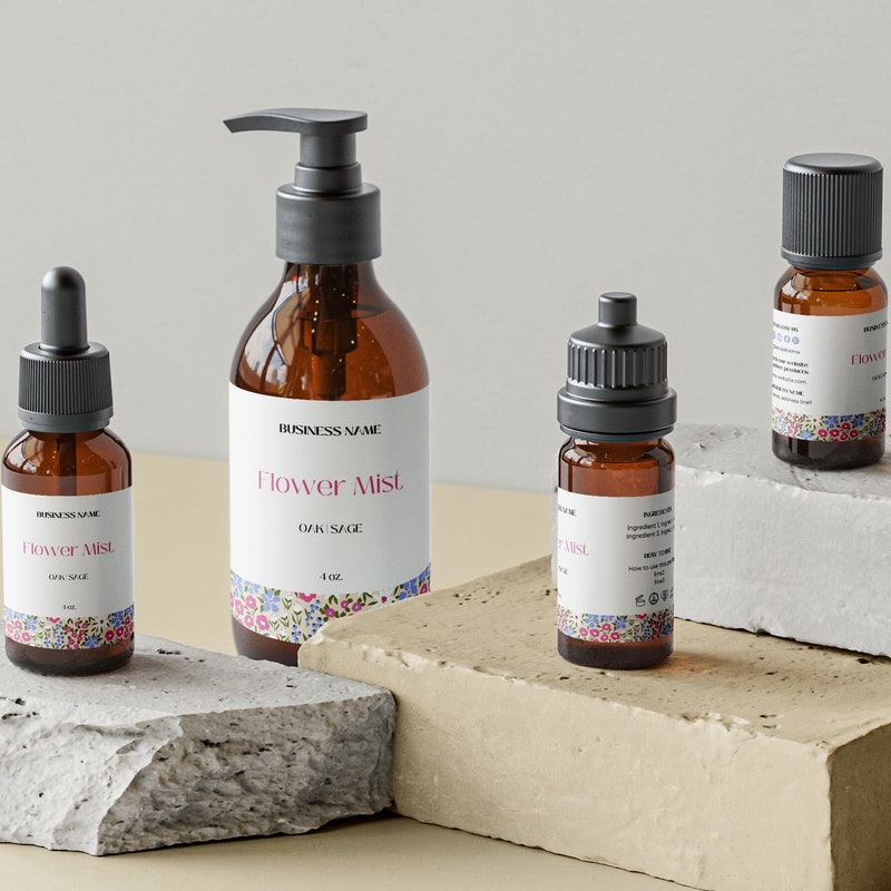 Body Mist Label Template - Etsy