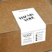 Modern Box Label Template,editable Packaging Labels,printable Order ...