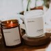 Editable Minimalist Thin Candle Label Template Stylish - Etsy