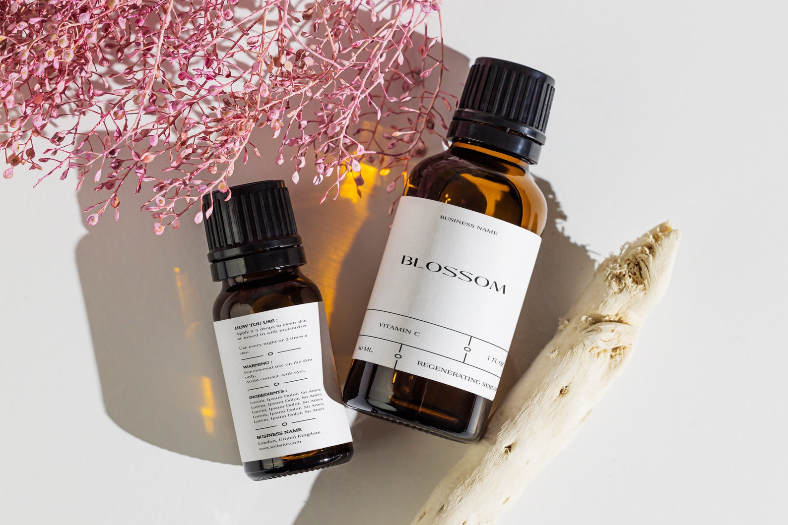 Editable Cosmetic Labels Modern Label Set Design Luxury - Etsy