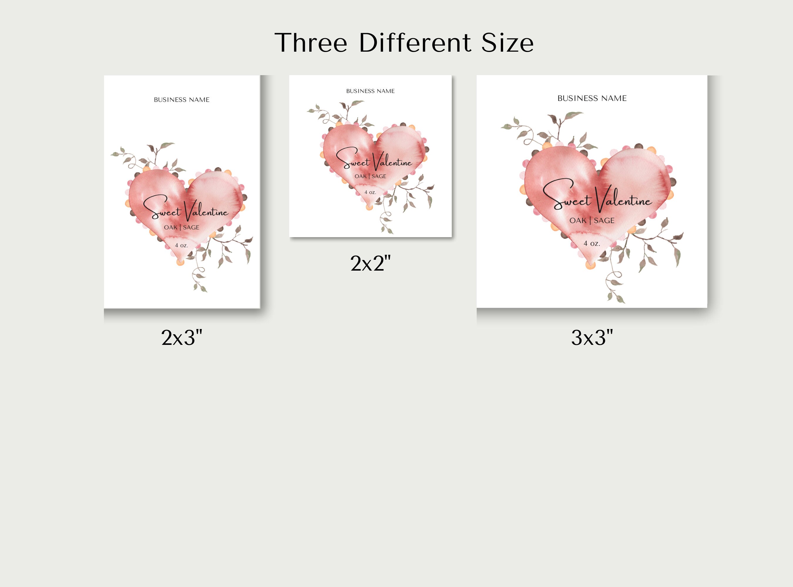 Editable Valentine's Day Candle Label Template, Customizable Heart ...