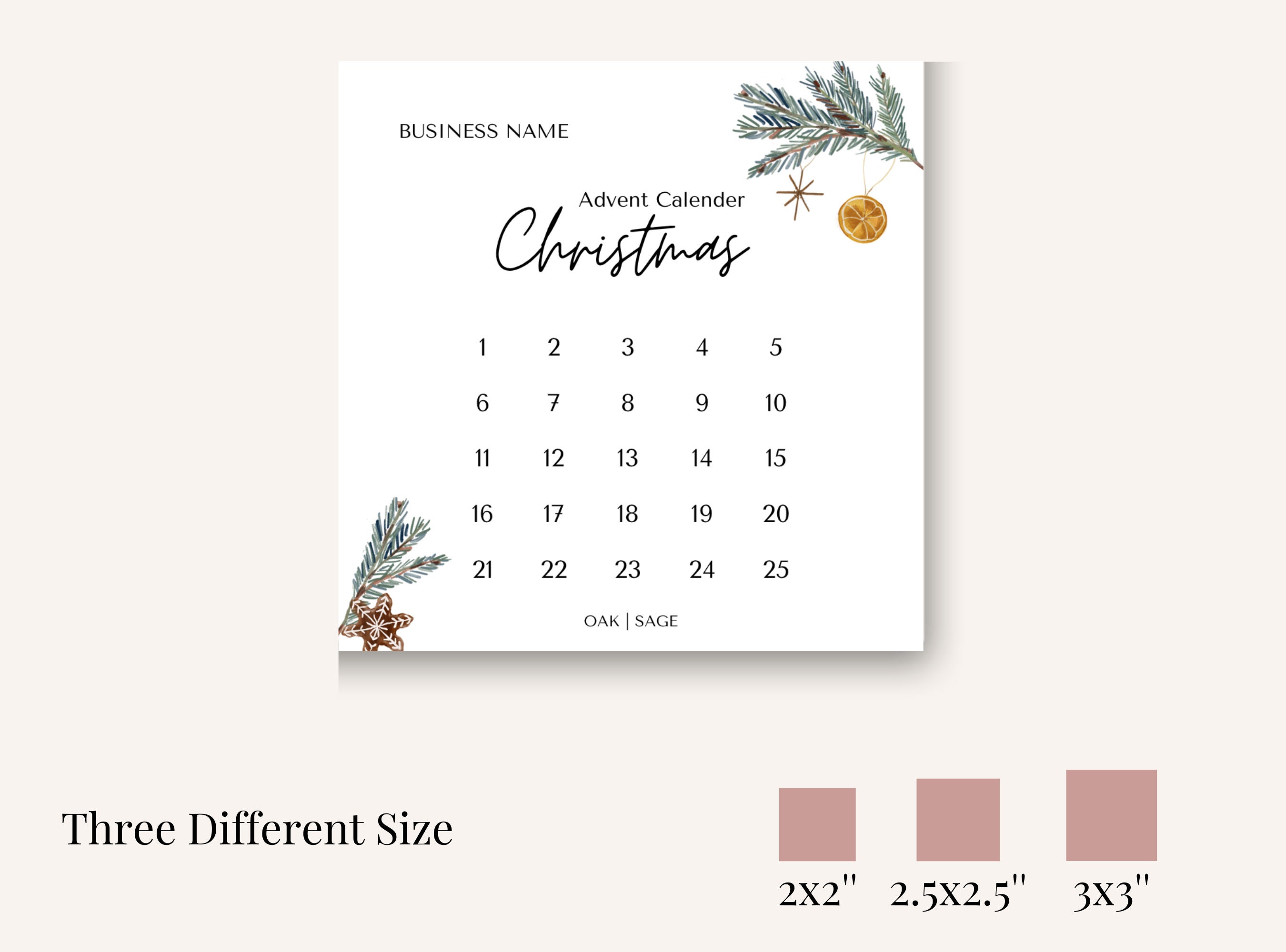 Editable Christmas Countdown Candle Label, DIY Advent Calendar Candle ...