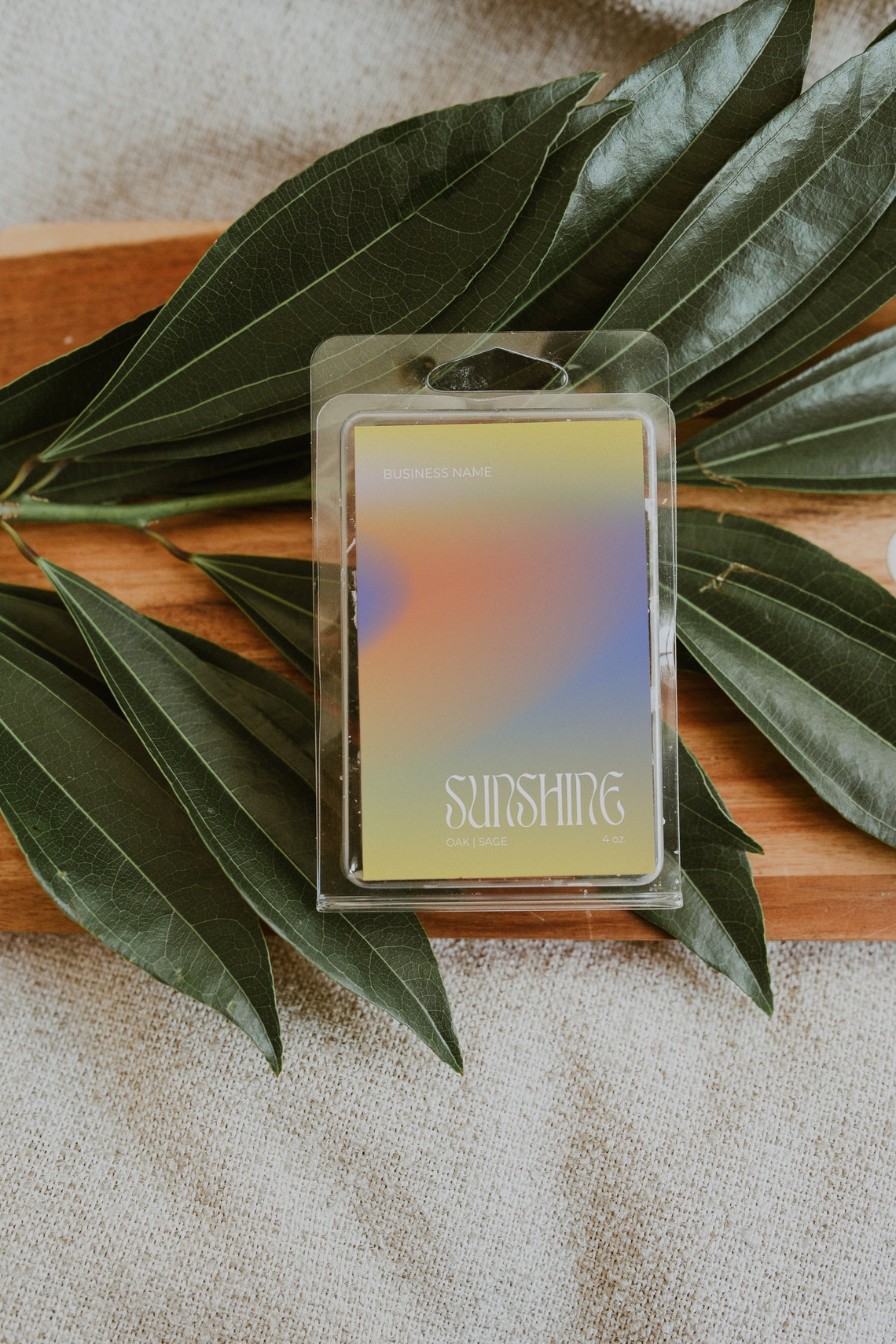 Editable Gradient Candle Label Kit Template Customizable - Etsy