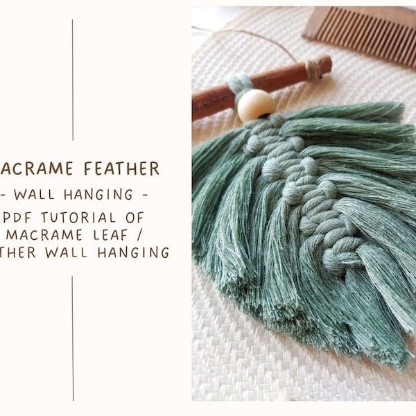 Macrame Leaf Pattern - Etsy