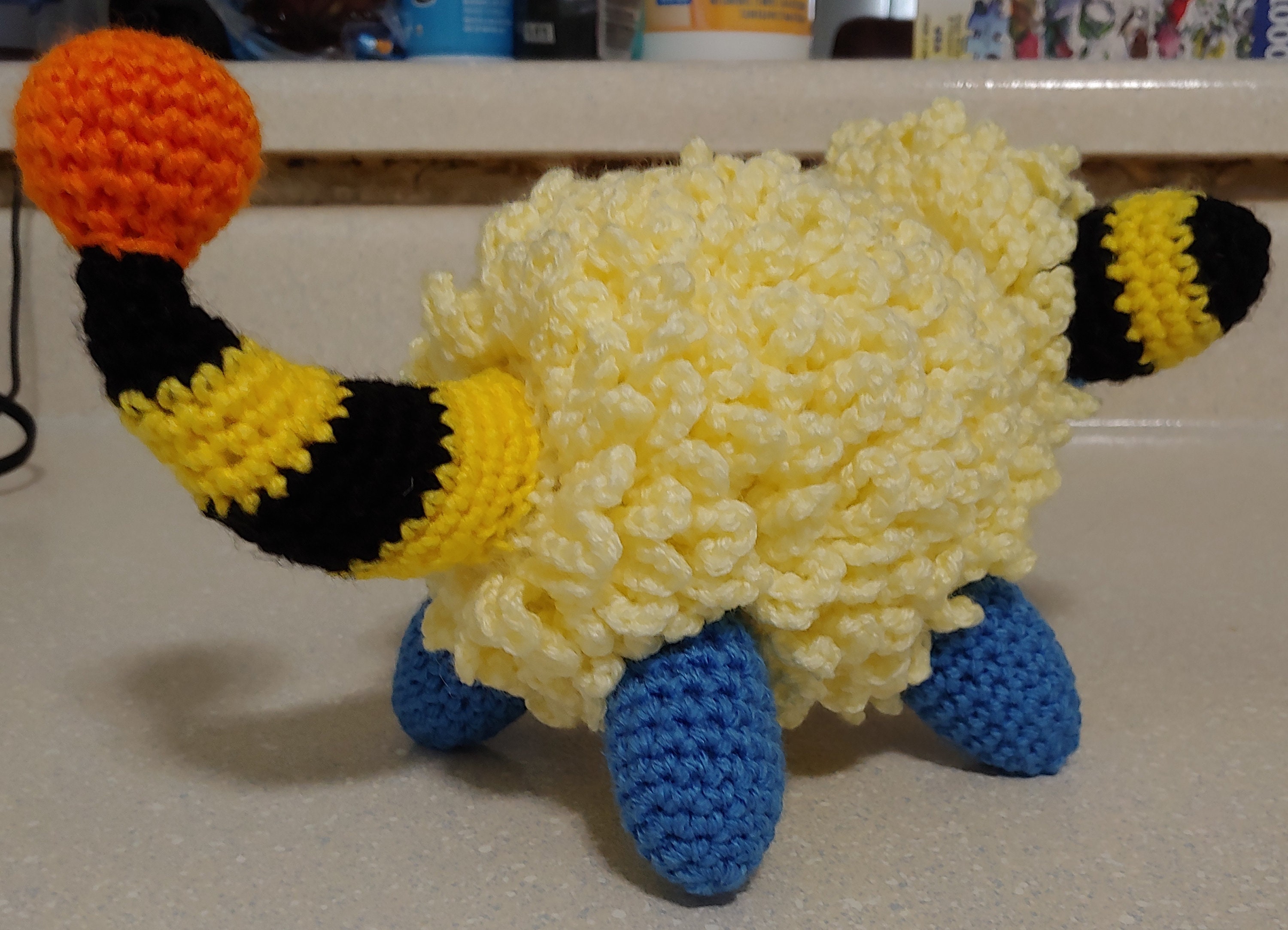 Fluffy Mareep Crochet Pattern - Etsy