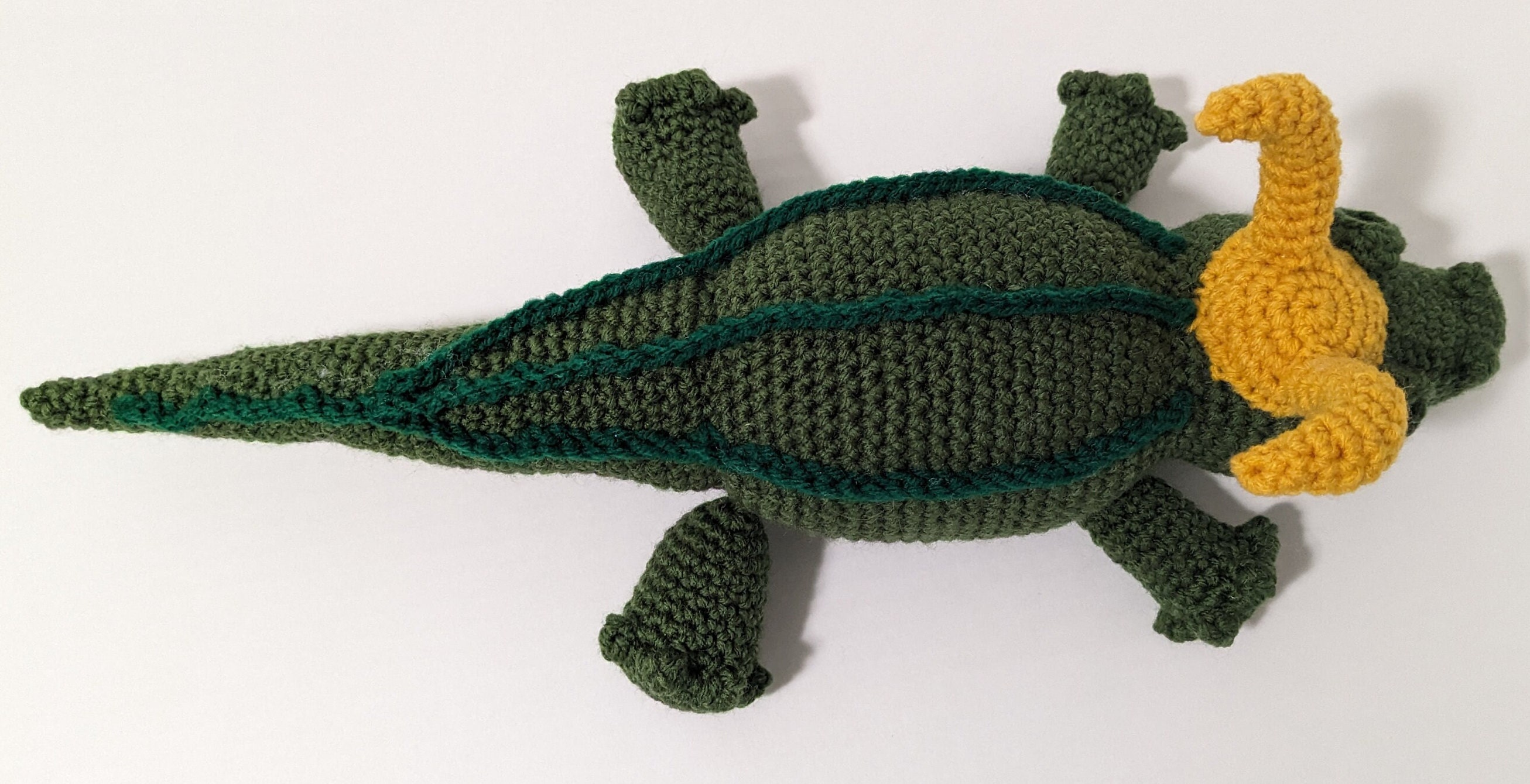 Alligator With Crown Amigurumi Crochet Pattern - Etsy