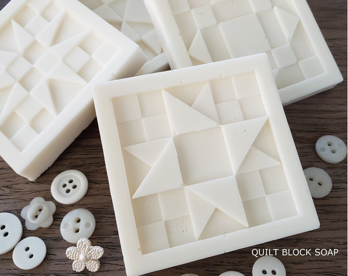 French Vanilla Buttercream - Quilt Block Soap | Sweet Vanilla Bean ...