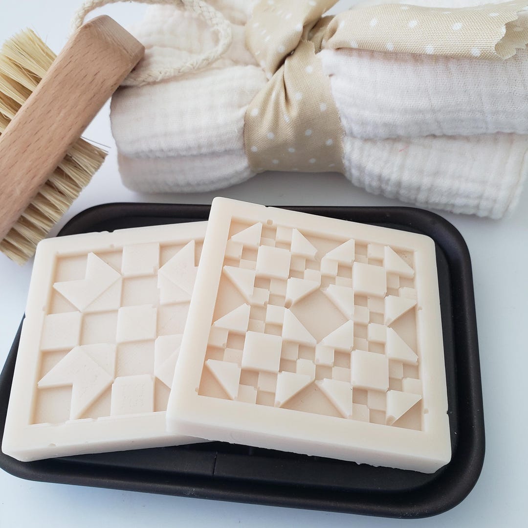 Almond Indulgence - Quilt Block Soap | Comforting Warm Sweet Almond ...