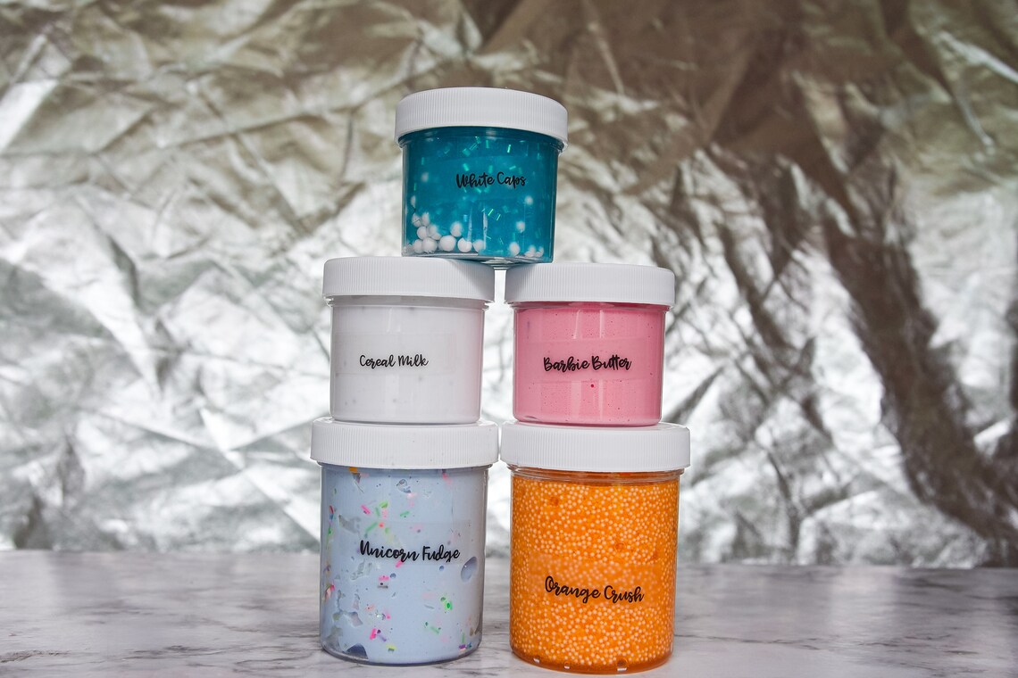 5-Slime mystery box-FREE SHIPPING-Secret Slime box grab bag | Etsy