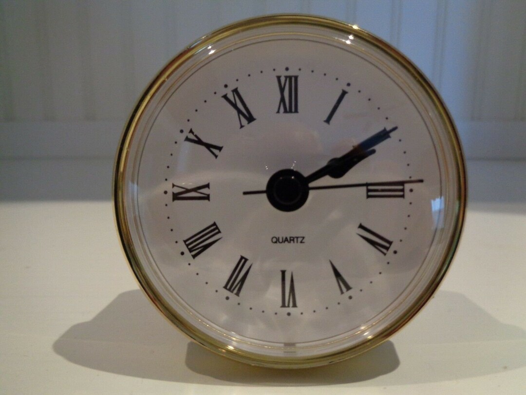 Premium 2-1/2"(65mm) Youngtown Quartz Clock Insert, 2 Styles, Free ...