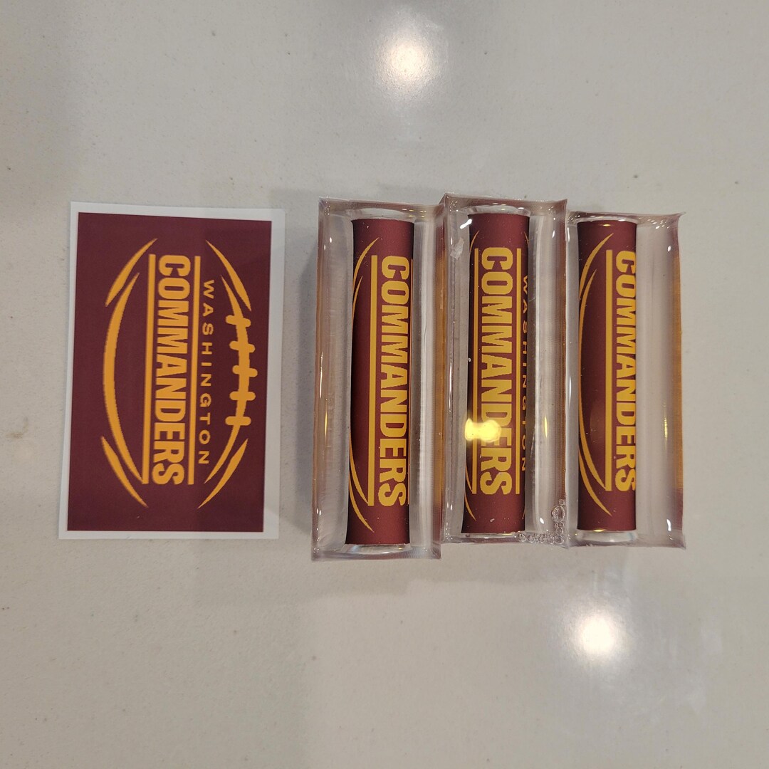 Washington Commanders Tube-in Pen Blanks for Cigar, Sierra, Gallant ...