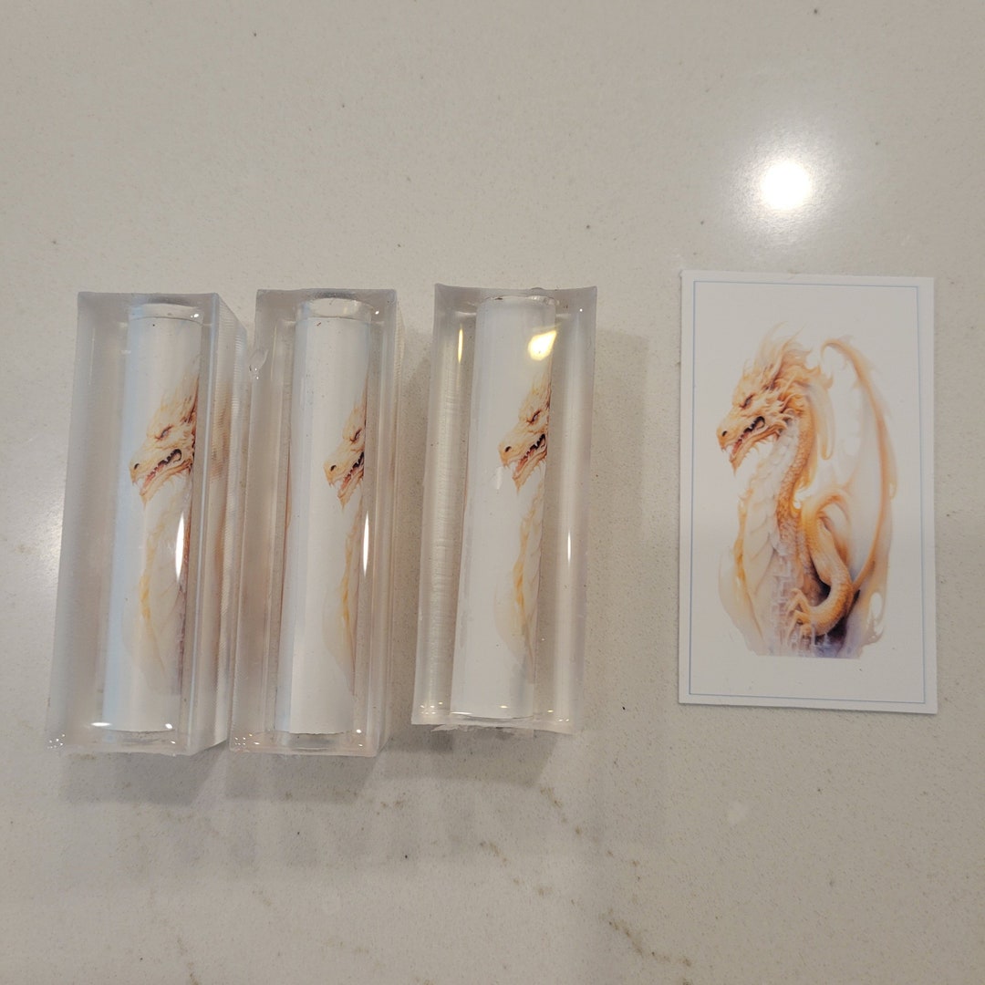 Fierce Chinese Dragon Tube-in Pen Blank for Gallant Pen Kit, or Sierra ...