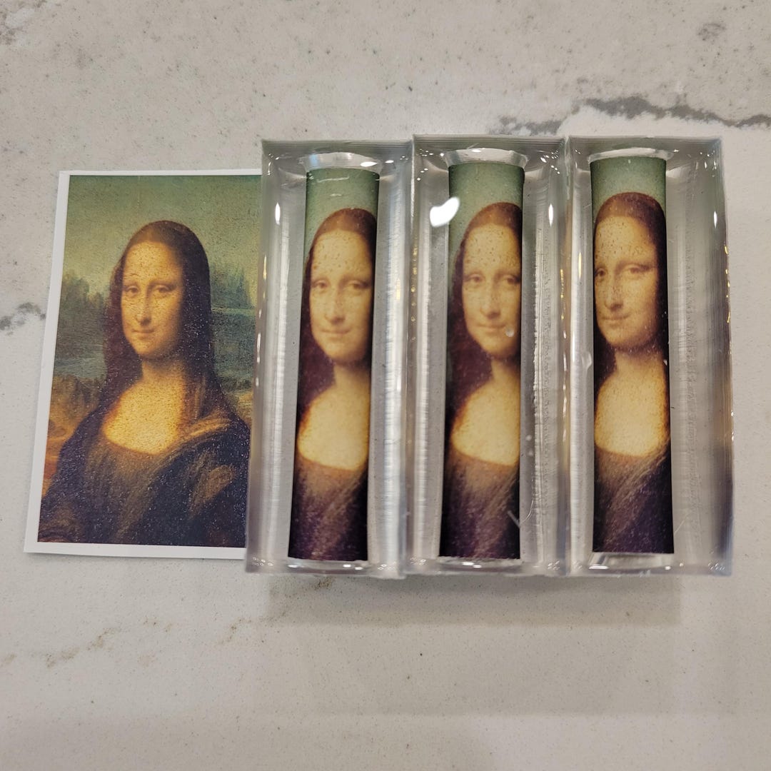 Mona Lisa Pen Blank: Alumilite Resin for Sierra/gallant Twist Pen Kits - Etsy