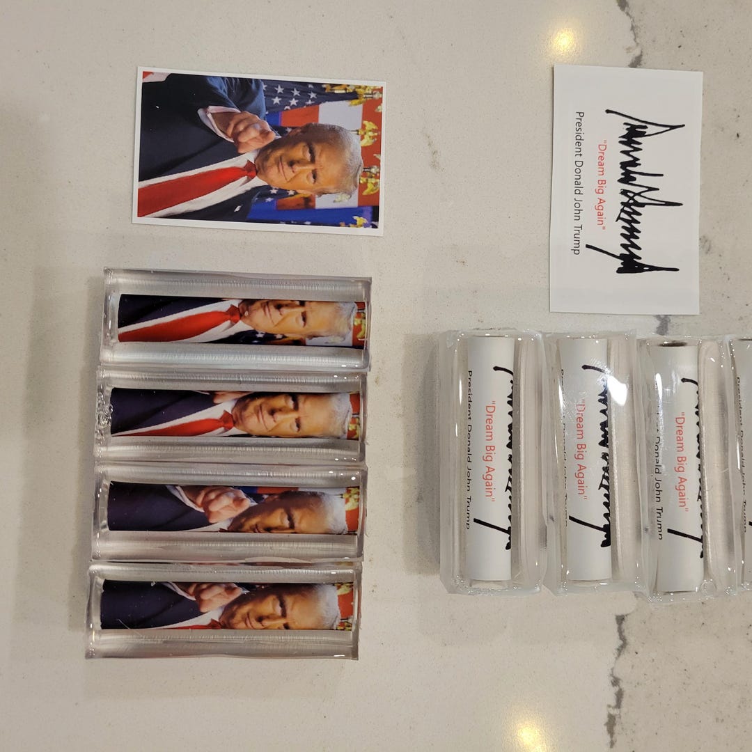 Trump Victory "dream Big Again" Label Cast Pen Blanks Set (2) for ...