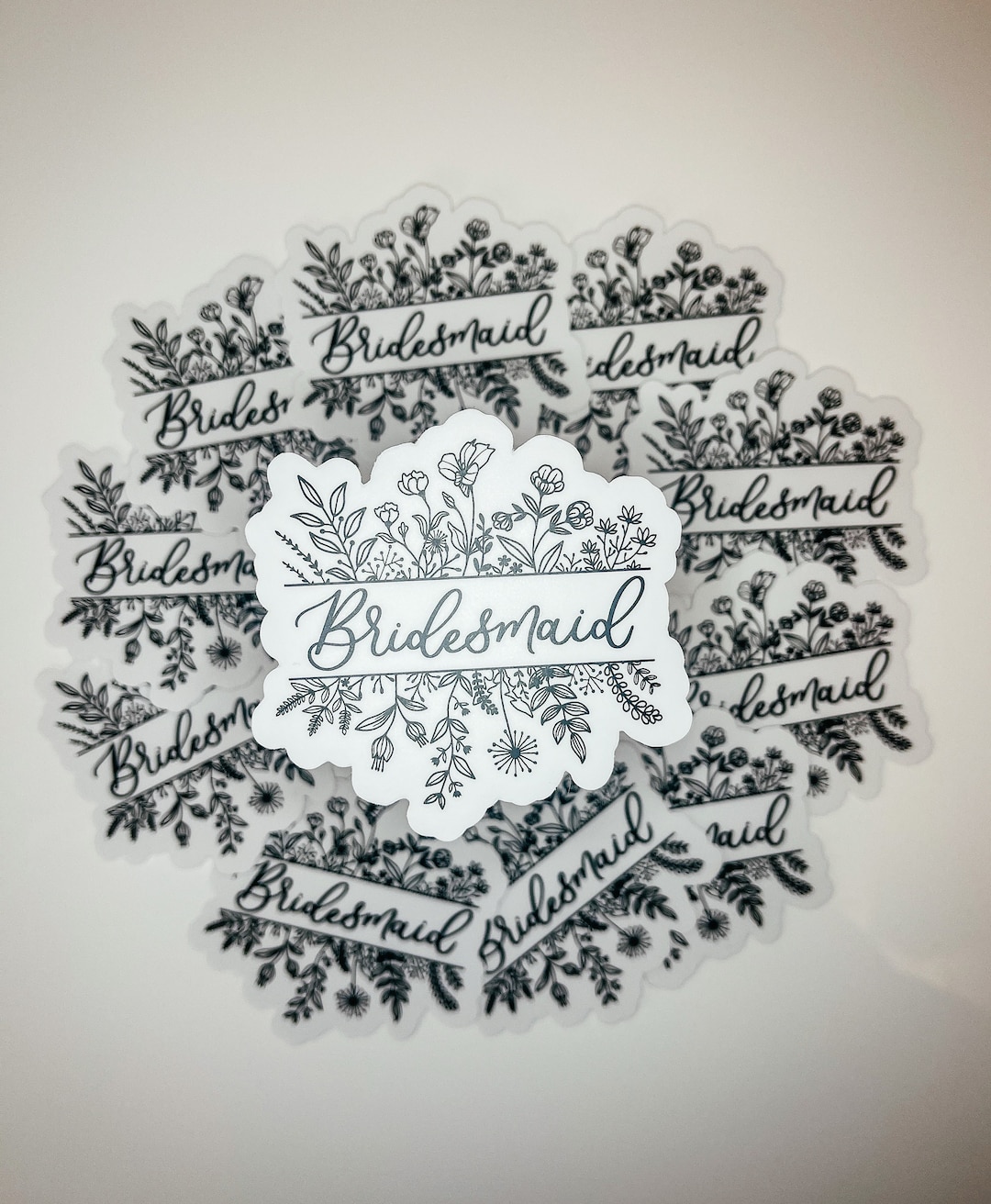 Bridesmaid Sticker, Bridal Party Stickers, Bridesmaid Proposal Box ...