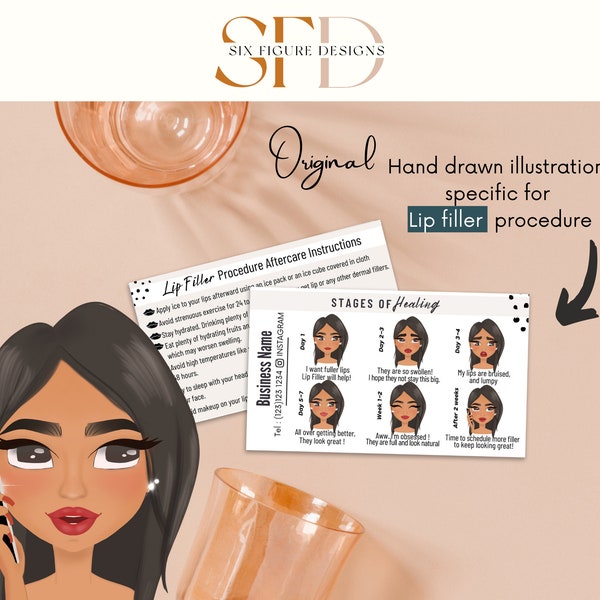 Hyaluron Lip Filler Business Cards Etsy Hyaluron Lip Filler Business Cards Etsy