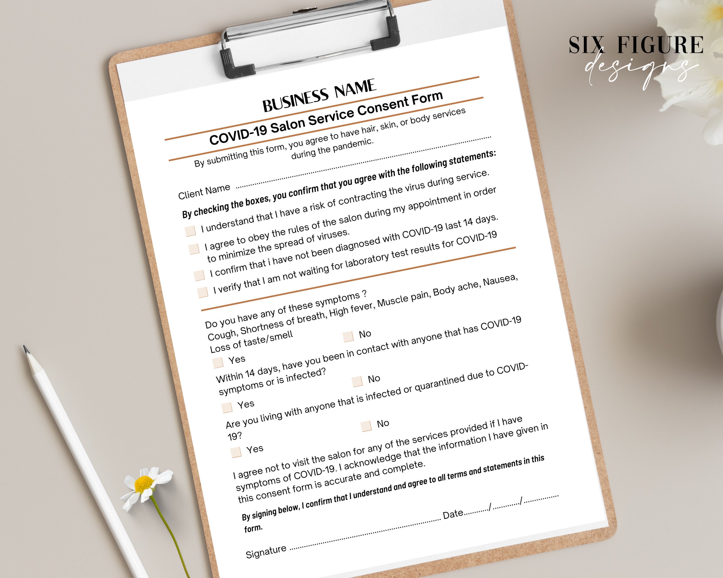 Microblading Consultation Form Bundle Editable in Canva | Etsy