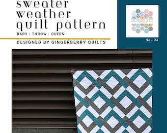 Sweater Weather Quilt Pattern - Etsy