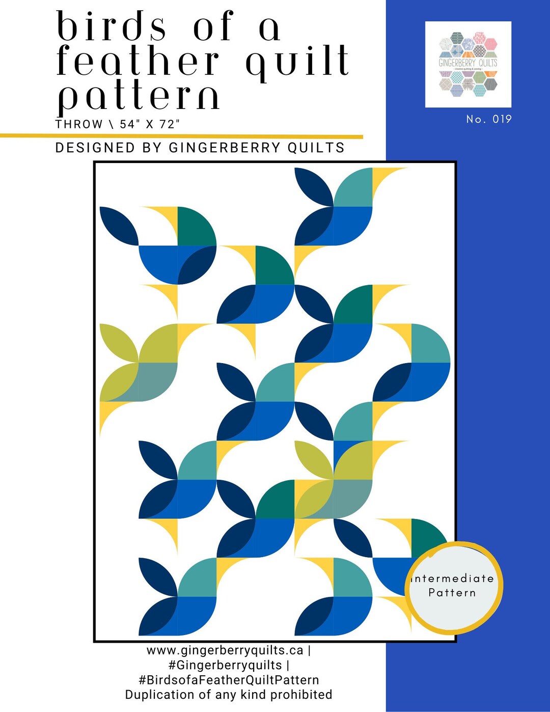 Birds of a Feather Quilt Pattern, Easy Quilt Pattern, Booklet - Etsy Canada