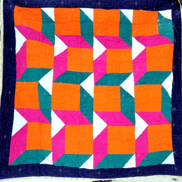 Mid Century Quilt - Etsy