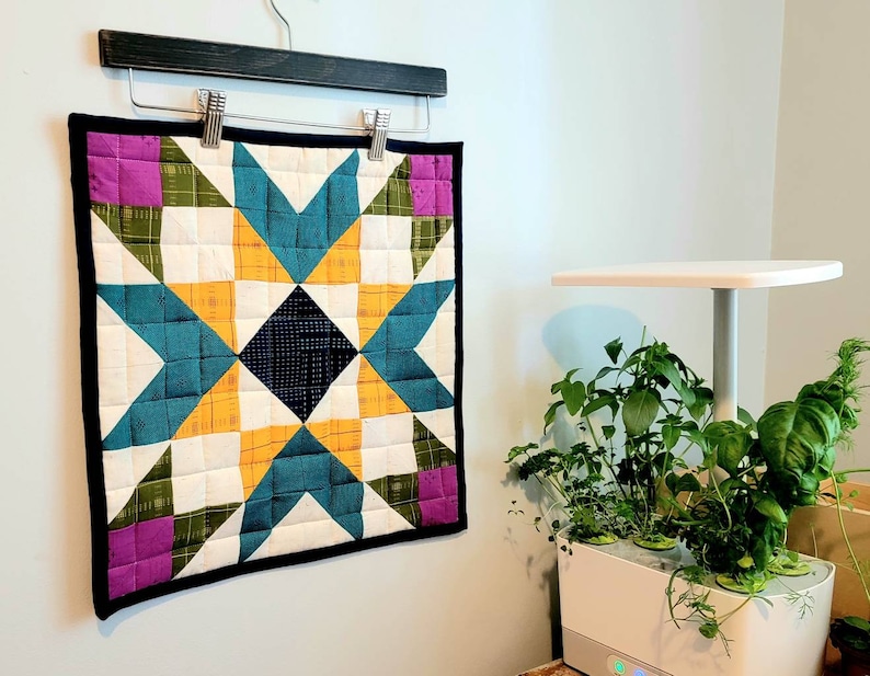 Blue, Green, Yellow Barn Quilt - Etsy