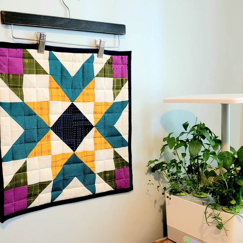 Modern Quilt Wall Hanging - Etsy