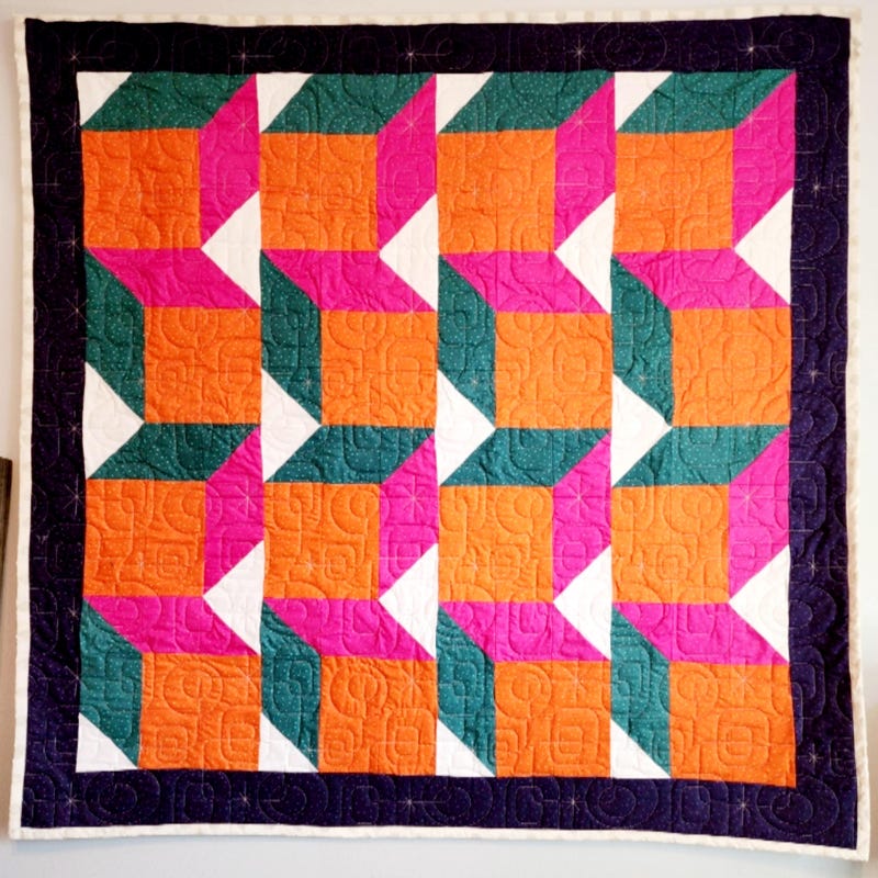 Mid Century Quilt - Etsy