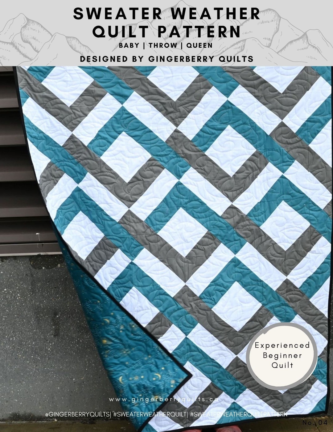 Sweater Weather Quilt Pattern Easy Quilt Pattern PDF - Etsy