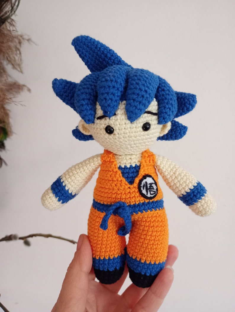 Amigurumi Son Goku PDF Pattern in English and Polish Crochet - Etsy