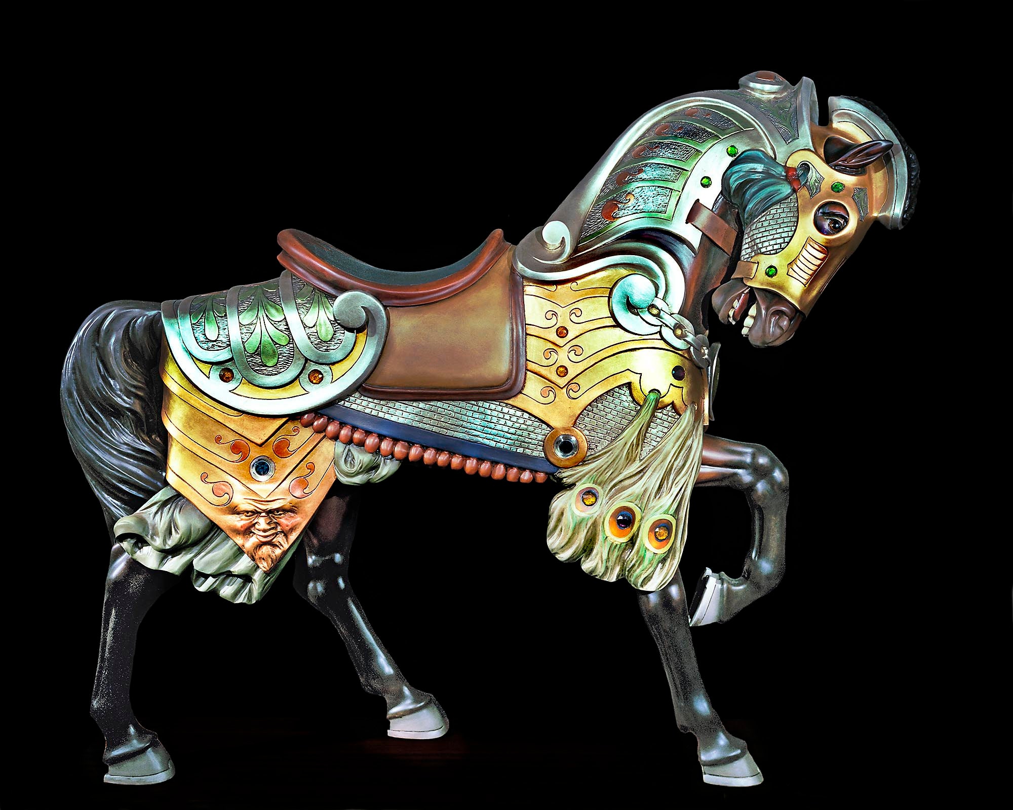 Philadelphia Toboggan Co Armored Carousel Horse (H) - Etsy