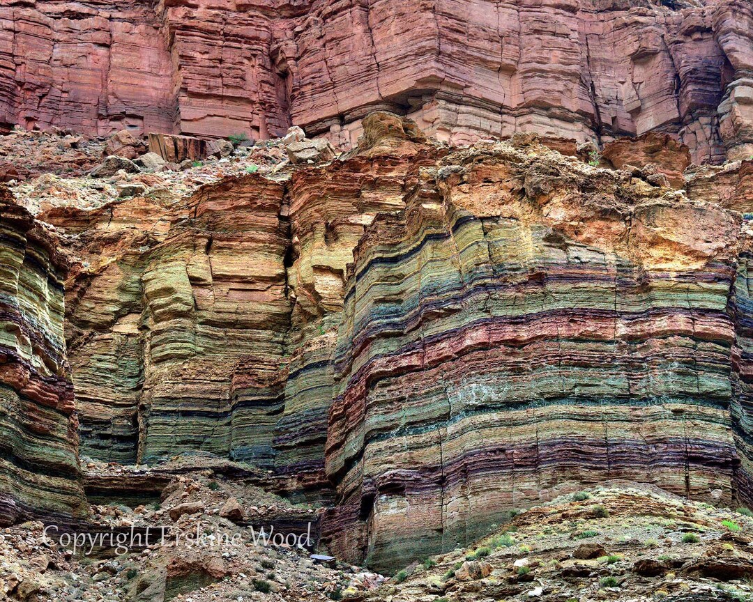 A Slice of Geologic Time, Grand Canyon, Arizona (H), Landscape/fine Art ...