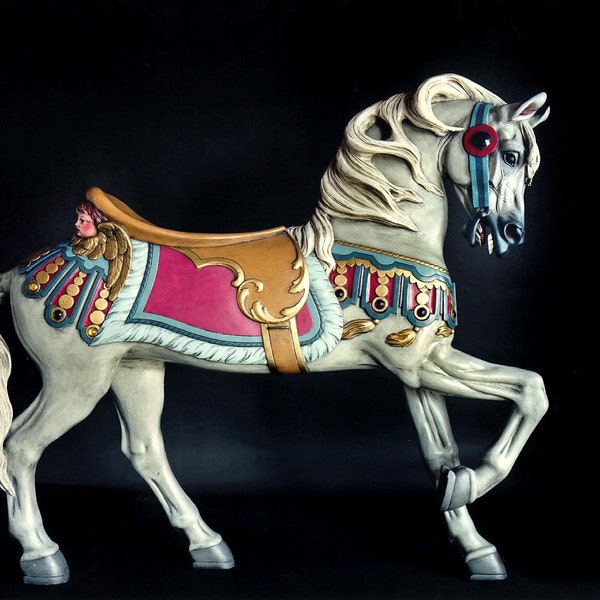 Carousel Horse Art - Etsy