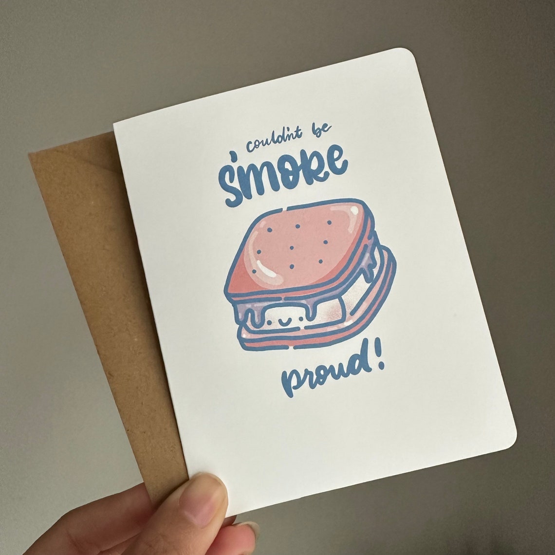 Congratulations Card, Couldn't Be S'more Proud, Funny Food Pun ...