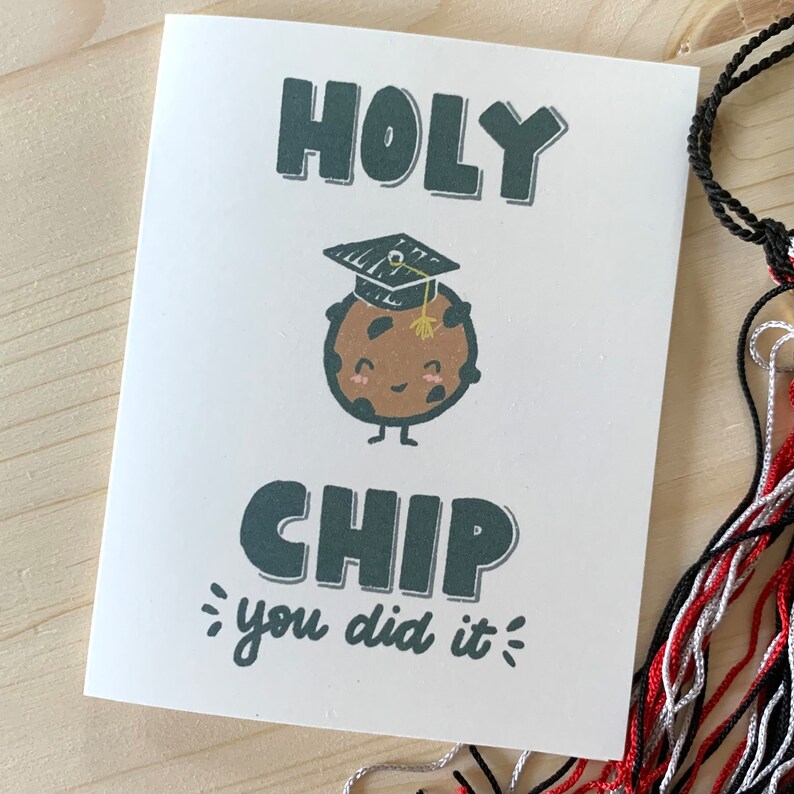 Cute Punny Graduation Blank Folded Card - Etsy