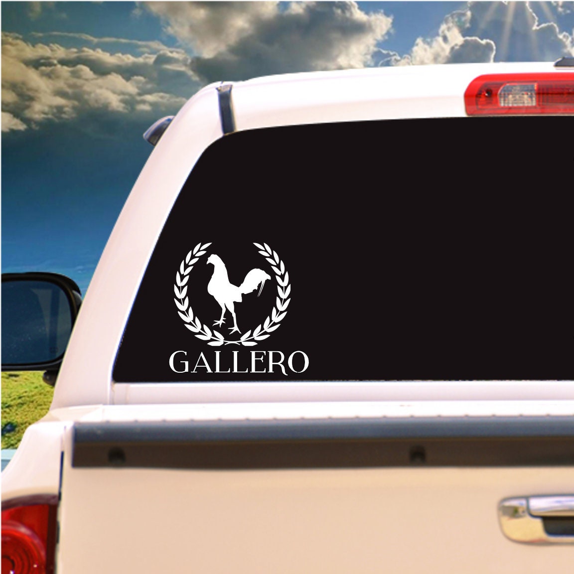 Gallero Window Decal Gallero Sticker Calcomania De EL - Etsy