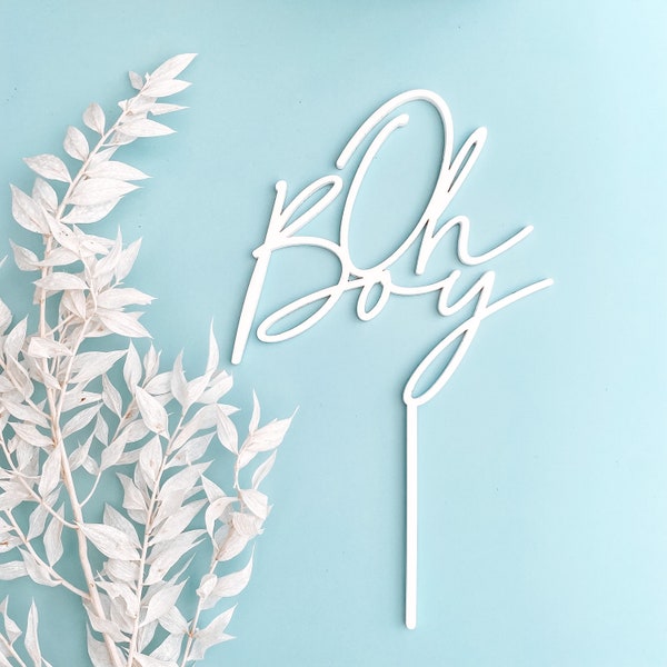 Baby Shower Cake Toppers Boy - Etsy