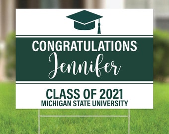 Class of 2021 Yard Sign - Etsy