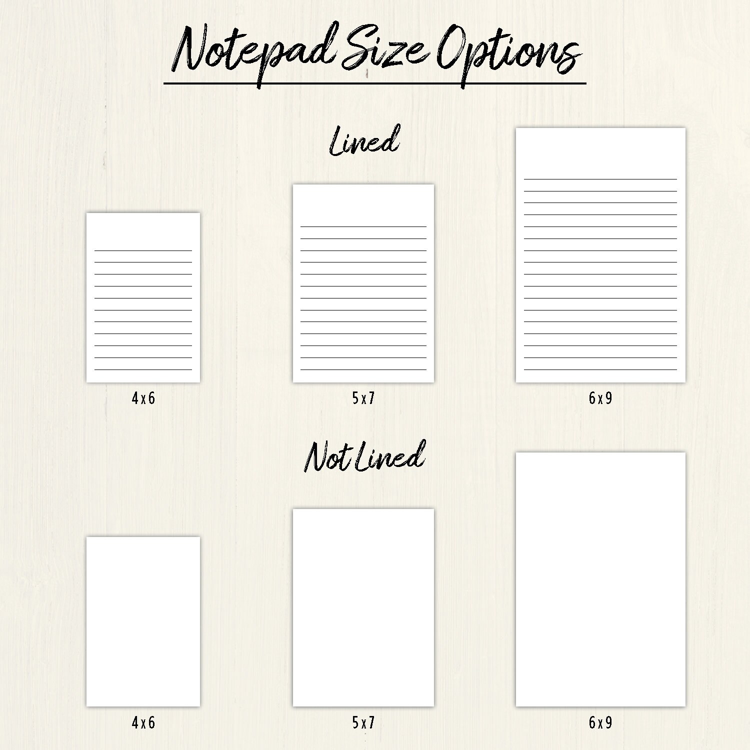 Farm Animals Themed Notepads, Notes, Personalized Stationary, Custom ...