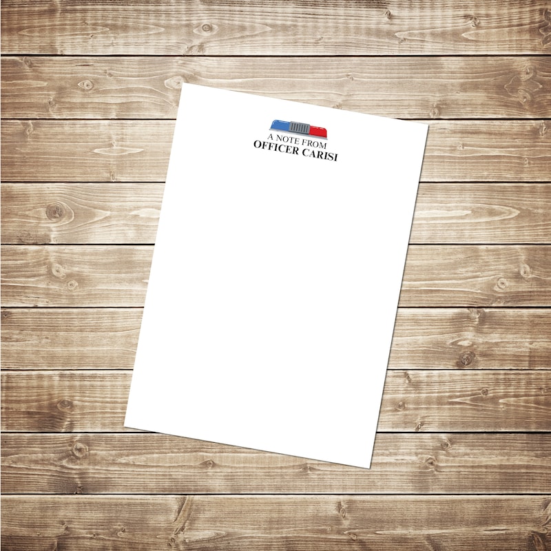 Custom Notepad Police - Etsy