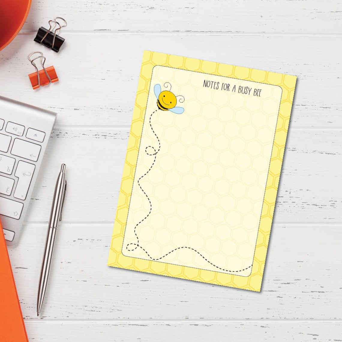 Busy Bee Teacher Notepads Notes Personalized Stationary - Etsy
