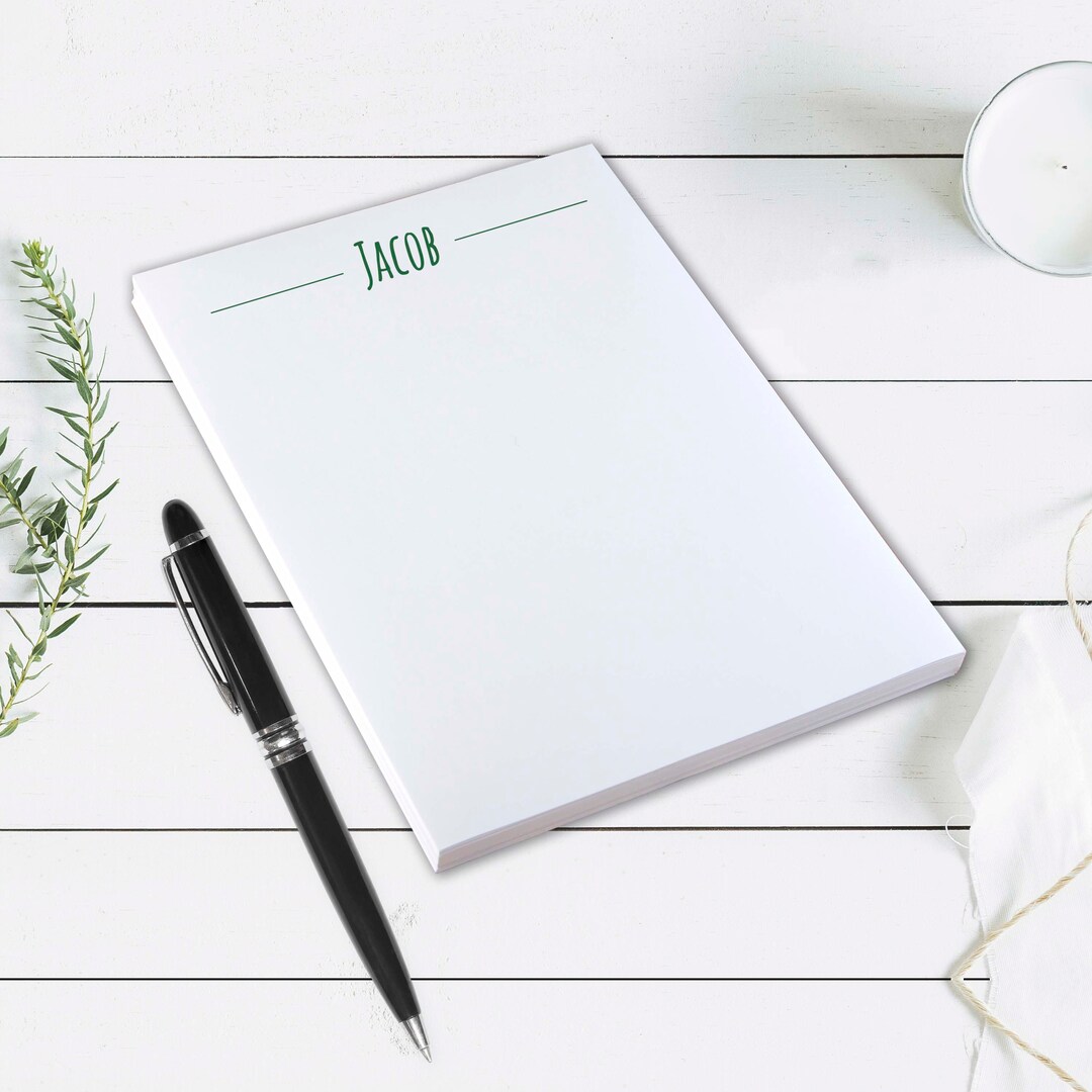 Personalized Notepad Personalized Stationary Custom Writing - Etsy.de