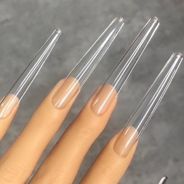 Xxxl Square Full Nail Tips - Etsy