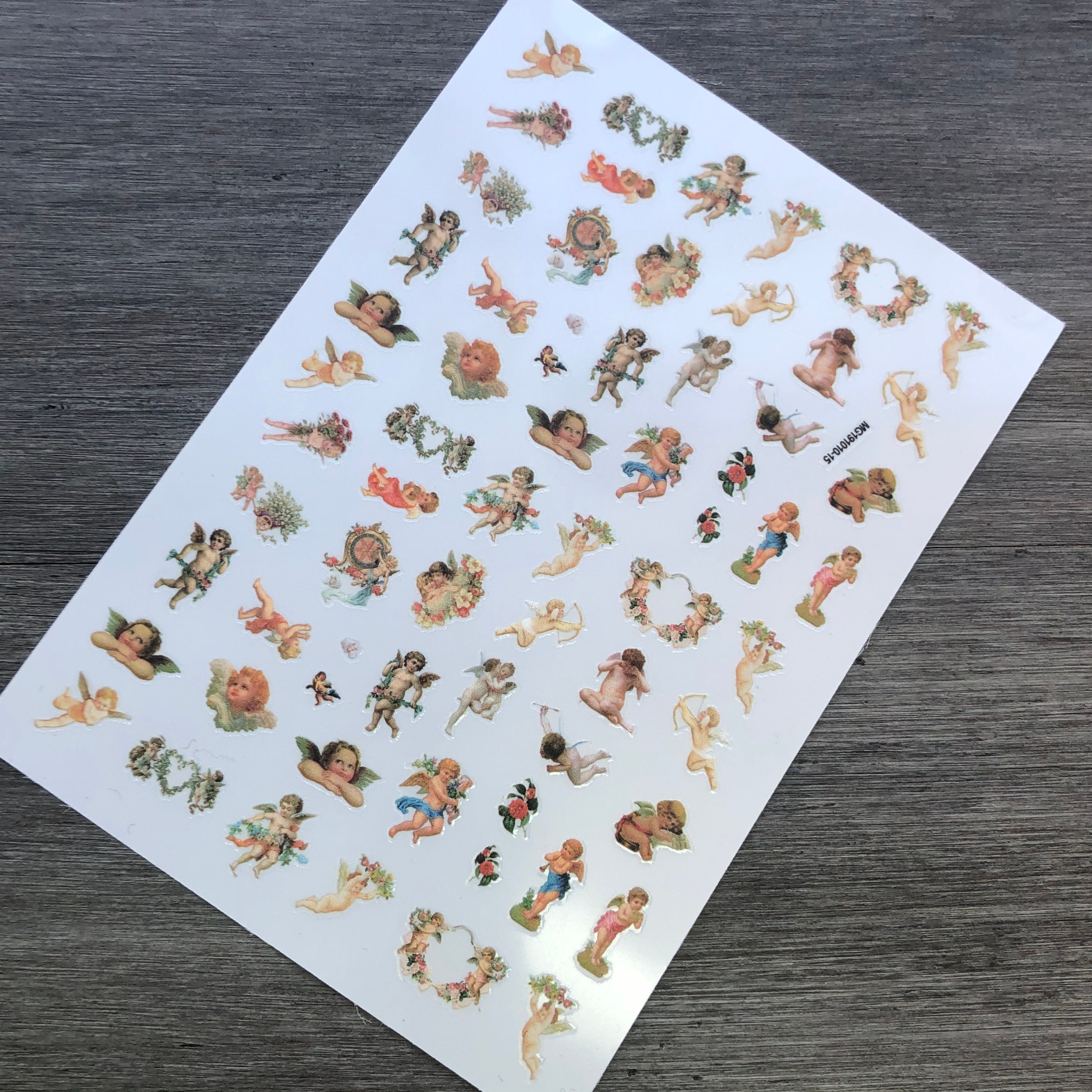 Angel Nail Sticker 3pck Cherub Popular Nail Art Nail Decals - Etsy