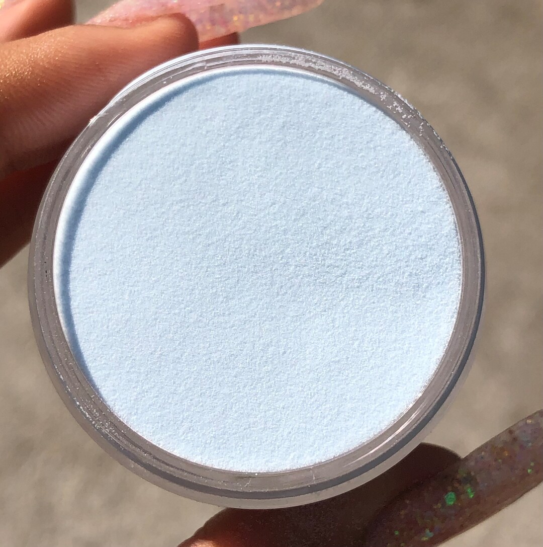 Sky Blue Acrylic Powder "skylyn" | Solid Color Acrylic Powder, Dipping ...
