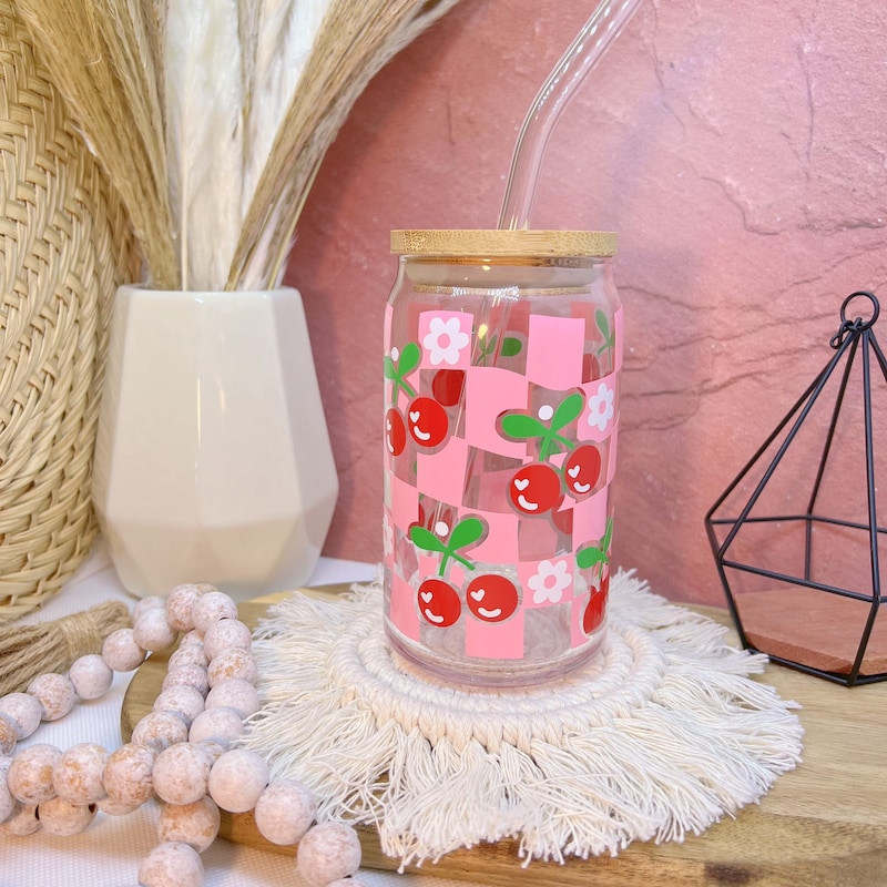 Cute Glass Cups - Etsy